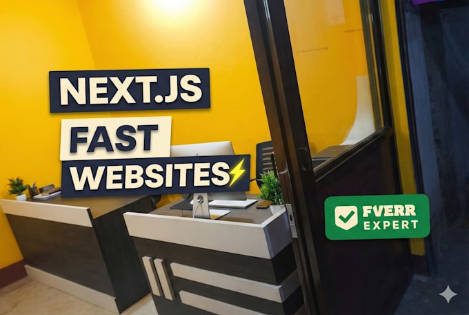 Build a high performance modern next js app by Riamlabs | Fiverr