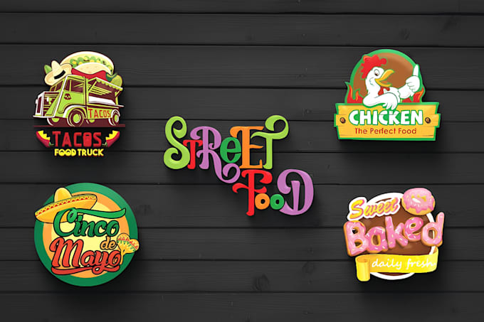 Make custom food logo design for restaurants, food trucks, and cafes by ...