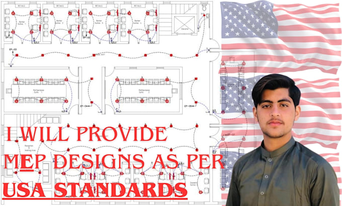 Provide enhanced mep layout and designs as per usa standards by ...