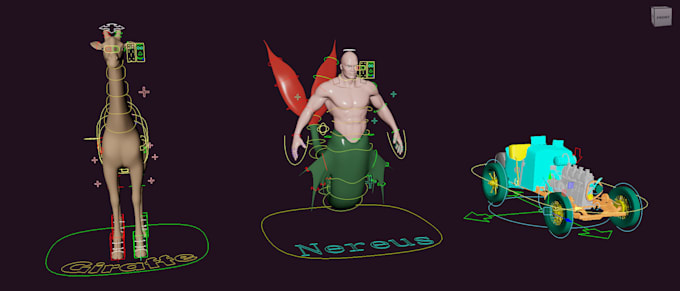 Do 3d rigging professionally in maya by Samar_bhaskar | Fiverr