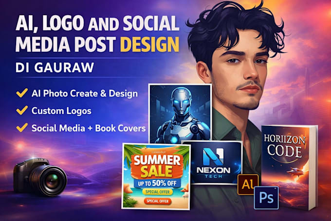 Design creative ai image and eye catching social media posts by Kevin ...