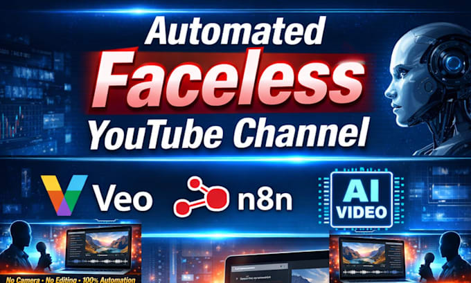 Automate google veo3 n8n replicate fal ai faceless youtube channel ...