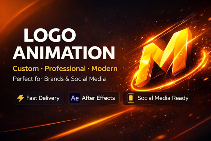 Create a custom professional logo animation by Jmardari | Fiverr