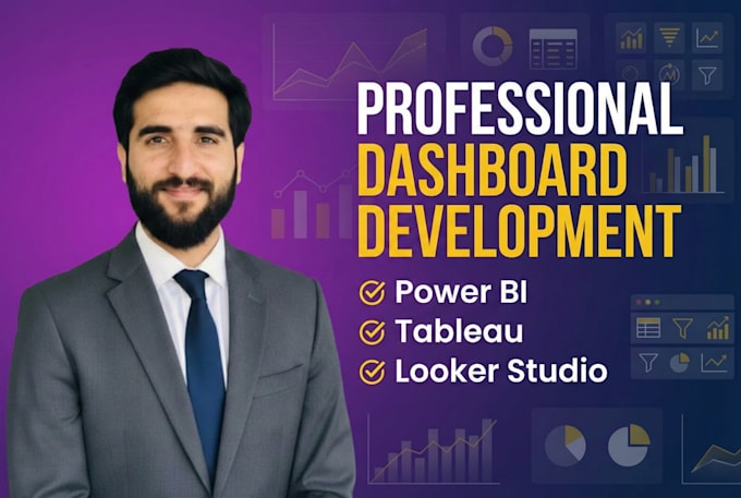 Create interactive power bi dashboards, tableau visualizations as data ...