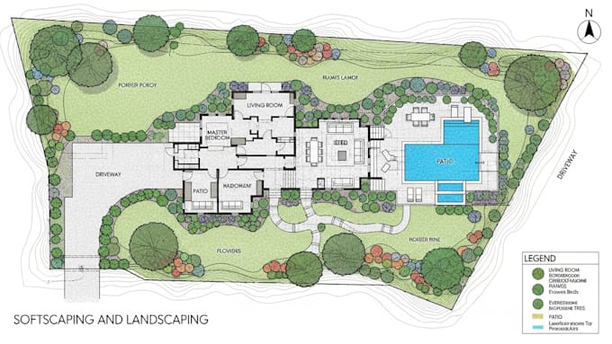 Design a professional 2d site plan and landscape plan by Jake_morgan5 ...