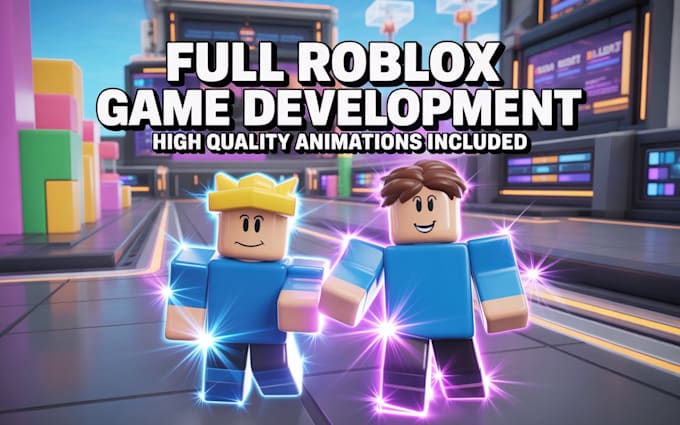 Develop your full roblox game development in high quality animations by ...
