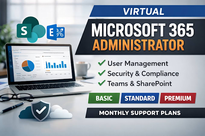 Virtual admin for microsoft 365 by Zenterait | Fiverr