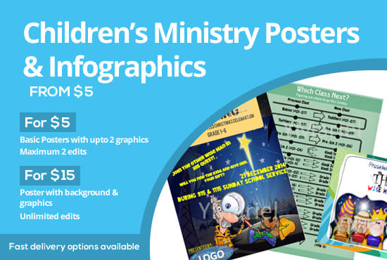 Create your childrens ministry poster or infographic by Yveenamariel ...
