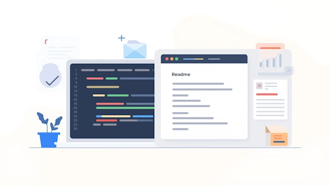 Create a professional readme for your github repository by ...