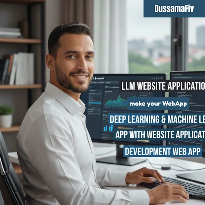 Build a custom ai streamlit web app with llm and python by Oussamafiv | Fiverr
