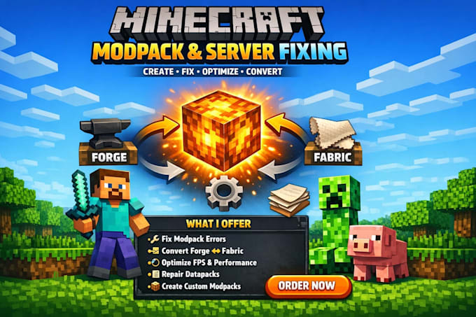 Fix optimize minecraft modpack java edition gamemod server survival ...