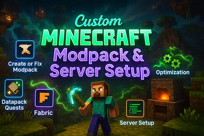 Fix, optimize set up minecraft modpack server datapacks quests ...