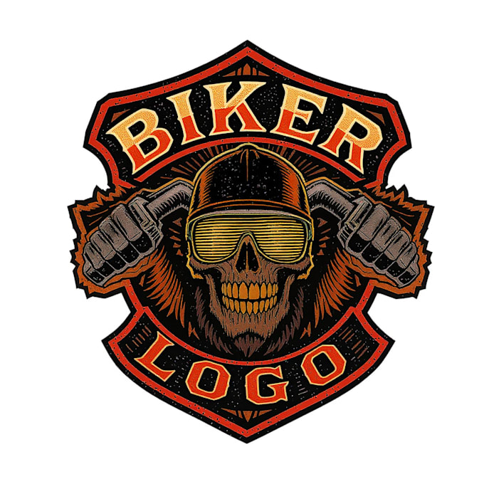 Design a custom biker motorcycle logo vintage or modern by Joann_tamm ...