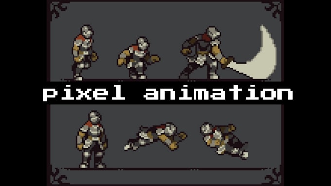 Create game pixel animation sprite sheet rpg maker pixel character ...