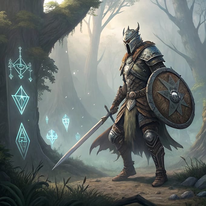 Create a d and d character art and dnd art by Antdiaye | Fiverr