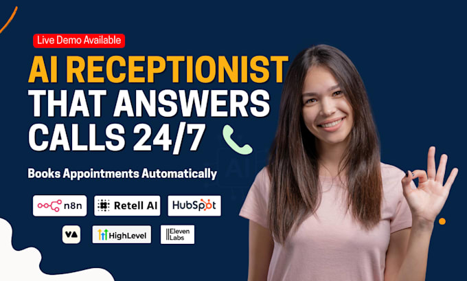 Build ai calling agent, ai receptionist, ai call automation, ai cold ...