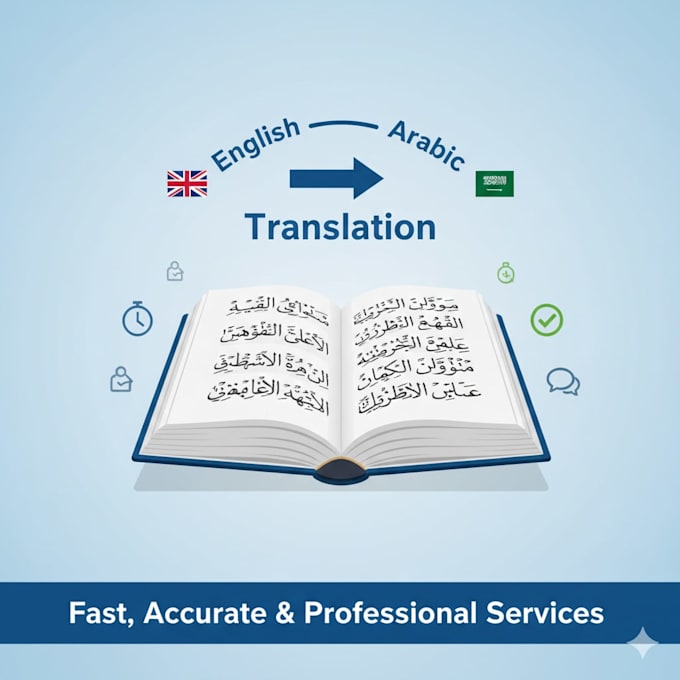 Do professional english to arabic translation by Arabic_transla | Fiverr