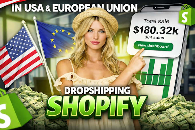 Build shopify dropshipping store, shopify website design and ecommerce ...