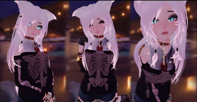 Faire un avatar vrchat, avatar vr chat, avatar 3d, personnage vrchat ...