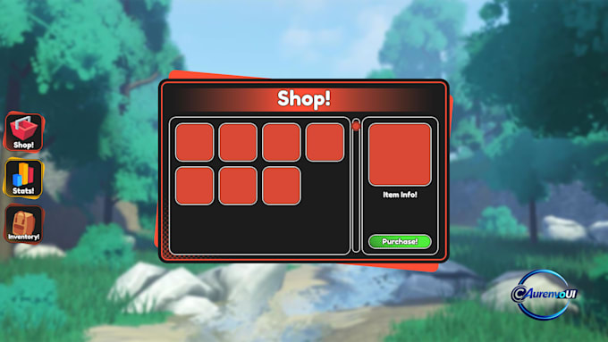Design clean and professional roblox ui for your gamer game by Kaito_ui ...