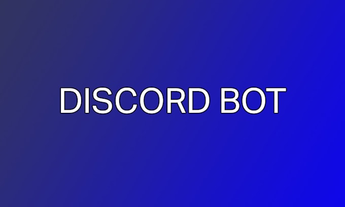 Develop an advance discord bot with smart automation by Klutzysoftware ...