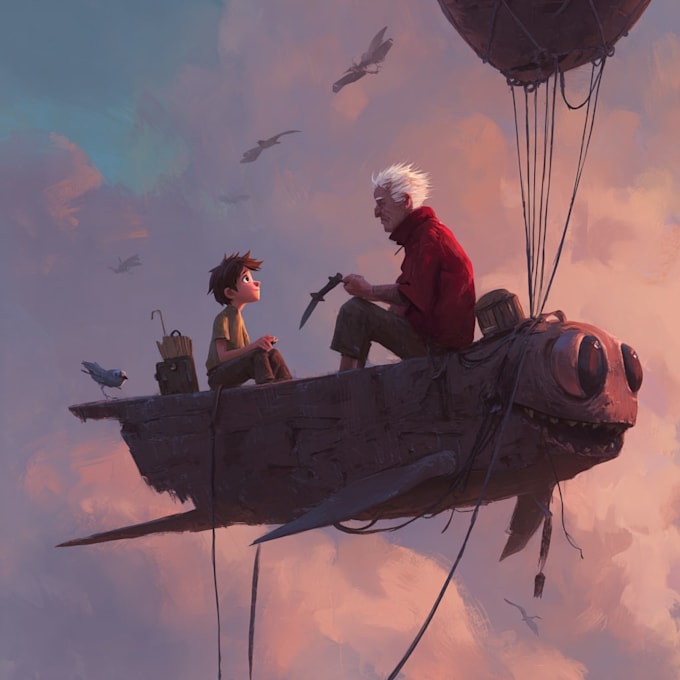 Create professional fantasy illustrations, concept art, and tcg card ...