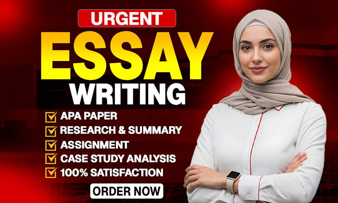 Do essay, expert writing, urgent research writing by Mannat_expert | Fiverr