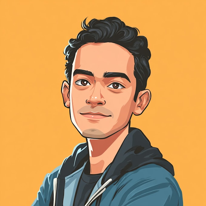 Draw avatar in cartoon vector caricature portrait by Jatoungom | Fiverr