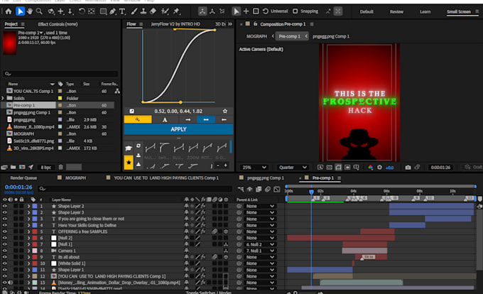 Create modern animated titles and motion graphics videos by Hammad ...
