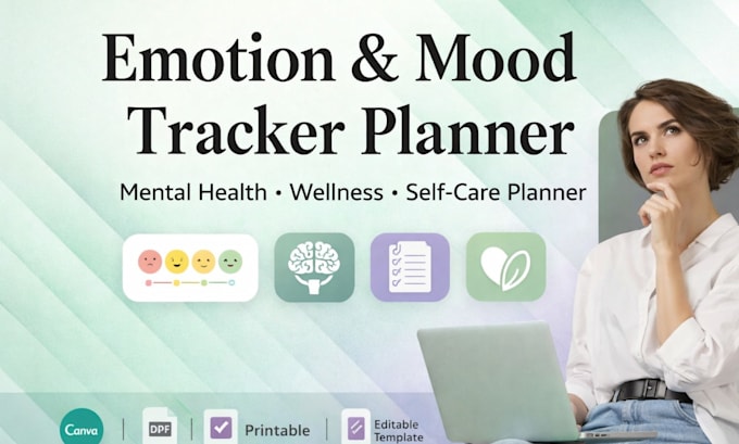 Design an emotion tracker, mood tracker and mental health wellness ...