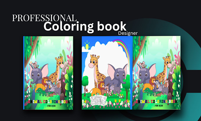 Design a professional coloring book cover and pages by Jakiyacreative ...