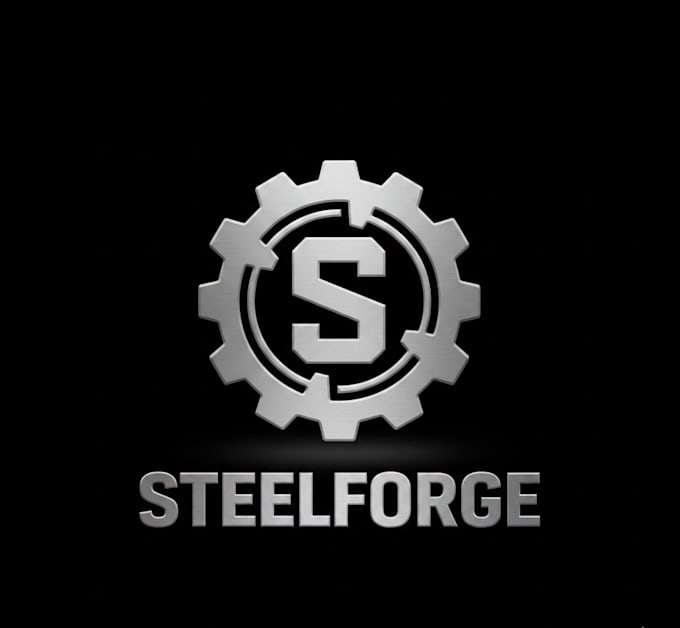 Design a strong and professional steel brand logo for your company by ...
