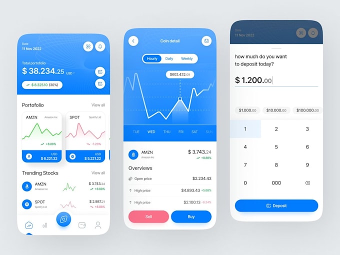 Create stock trading app, real time market data by Skytech3 | Fiverr