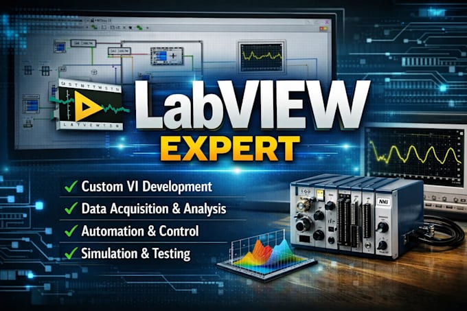 Do labview programming, daq, automation, custom vi design by Asad ...