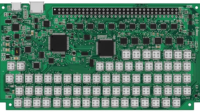 Design mechanical keyboard pcb, schematcs, firmware and qmk by Abeeb000 ...