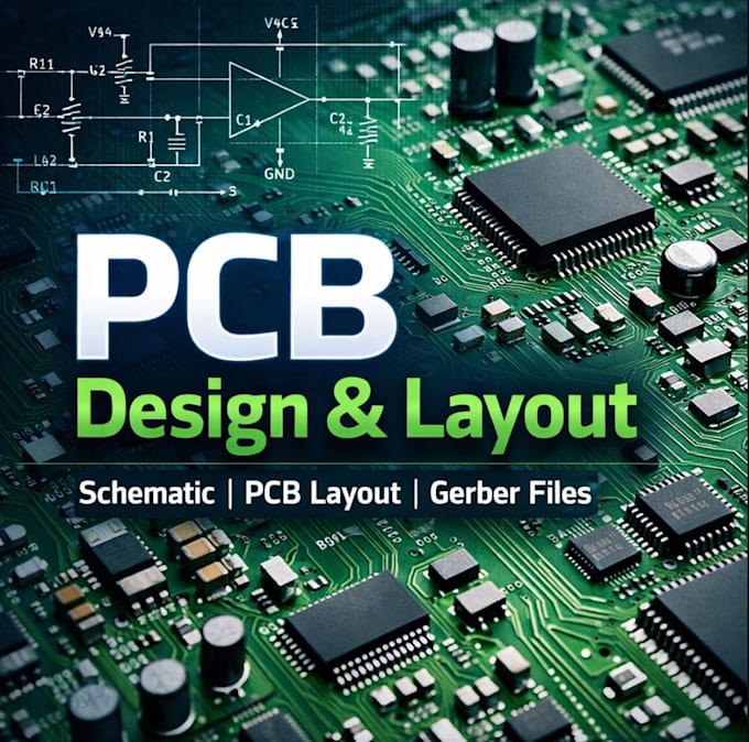Pcb circuit design pcb layout and circuit schematic pcb design pcb layout by Zacredfrend | Fiverr