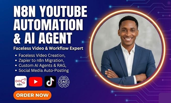 N8n youtube automatisering n8n ai agent n8n social media n8n workflow ...