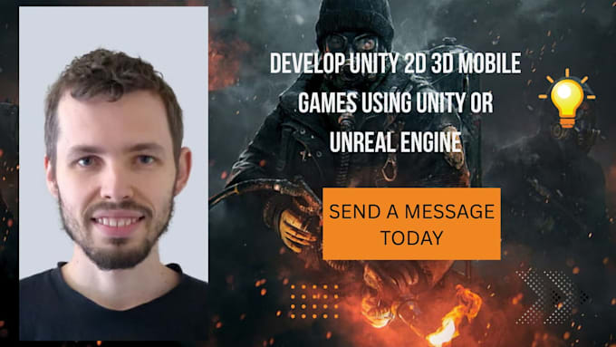 Develop unity 2d 3d mobile games using unity or unreal engine by Cratusky | Fiverr