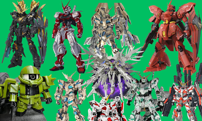 Model gundam transformer robot armor stl print by Lucienmarvello | Fiverr