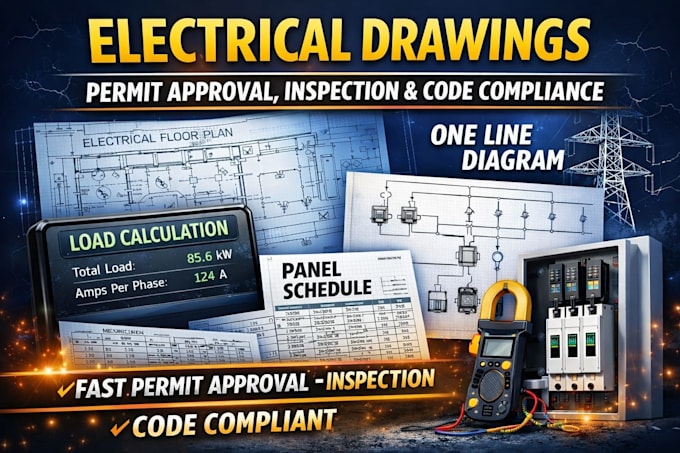 Do electrical drawings for permit approval inspection and code ...