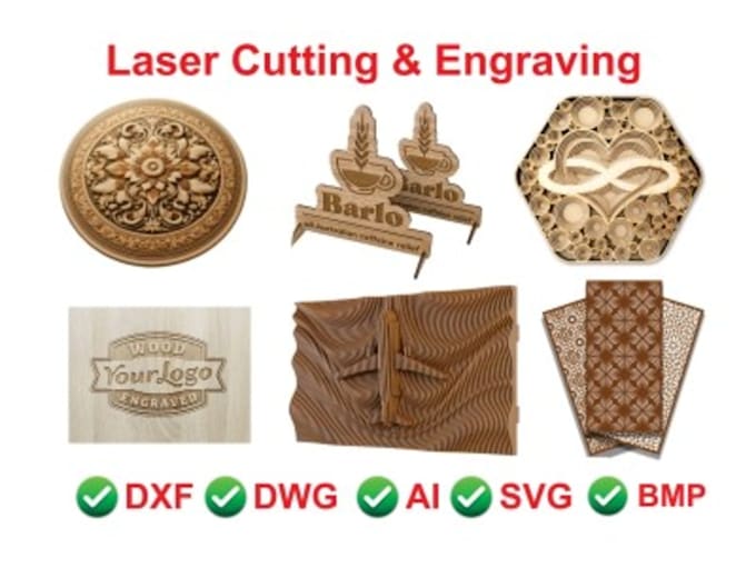 Do laser cutting, laser engraving , cnc cut design dxf, svg by Haminaht ...