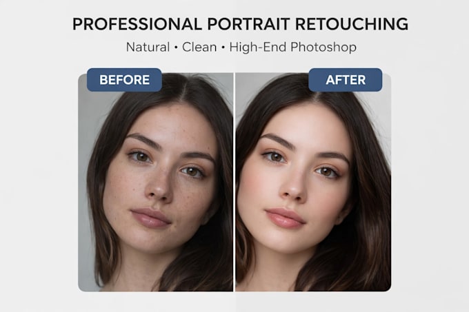 Retouch portraits, fix skin, and enhance images naturally by Sujistudio ...