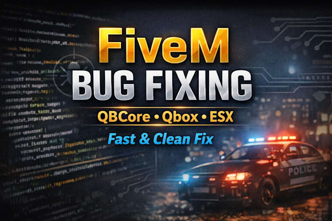 Fix bugs and errors in your fivem server by Xmen_007 | Fiverr