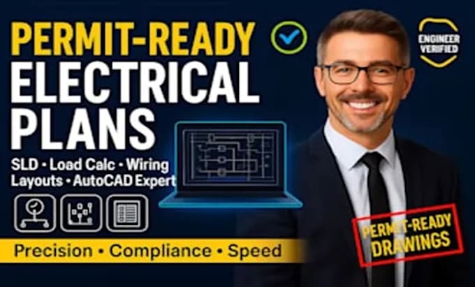 Create professional electrical plans sld and panel schedules by Will ...