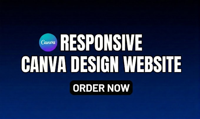 Create canva website design and responsive canva landing page design by ...