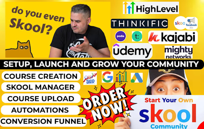 Setup community skool online course skool community setup by ...