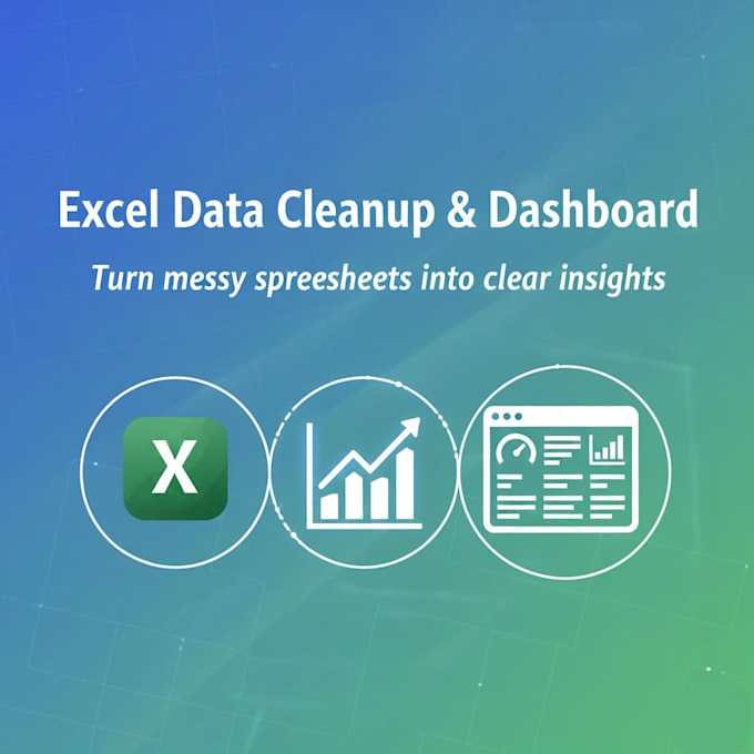 Clean your excel data and create a professional dashboard with insights ...