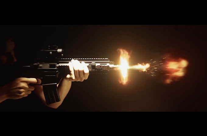 Create realistic muzzle flash, cgi vfx, blood effect, gunshot by ...