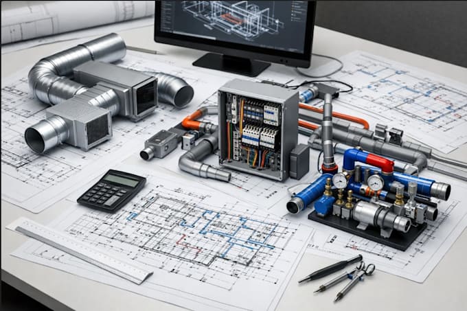 Professional mep engineering services hvac electrical plumbing design ...