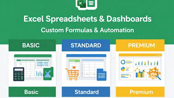 Create powerful excel spreadsheets, dashboards, macros, and trackers by ...